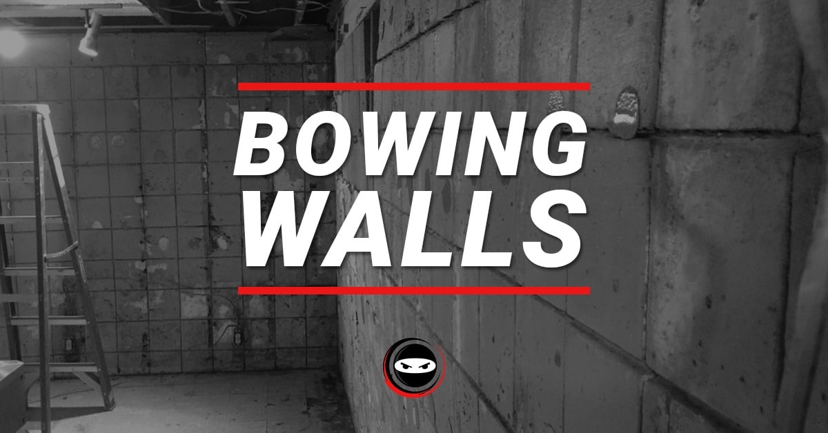 Bowing Walls in Basement | Foundation Repair
